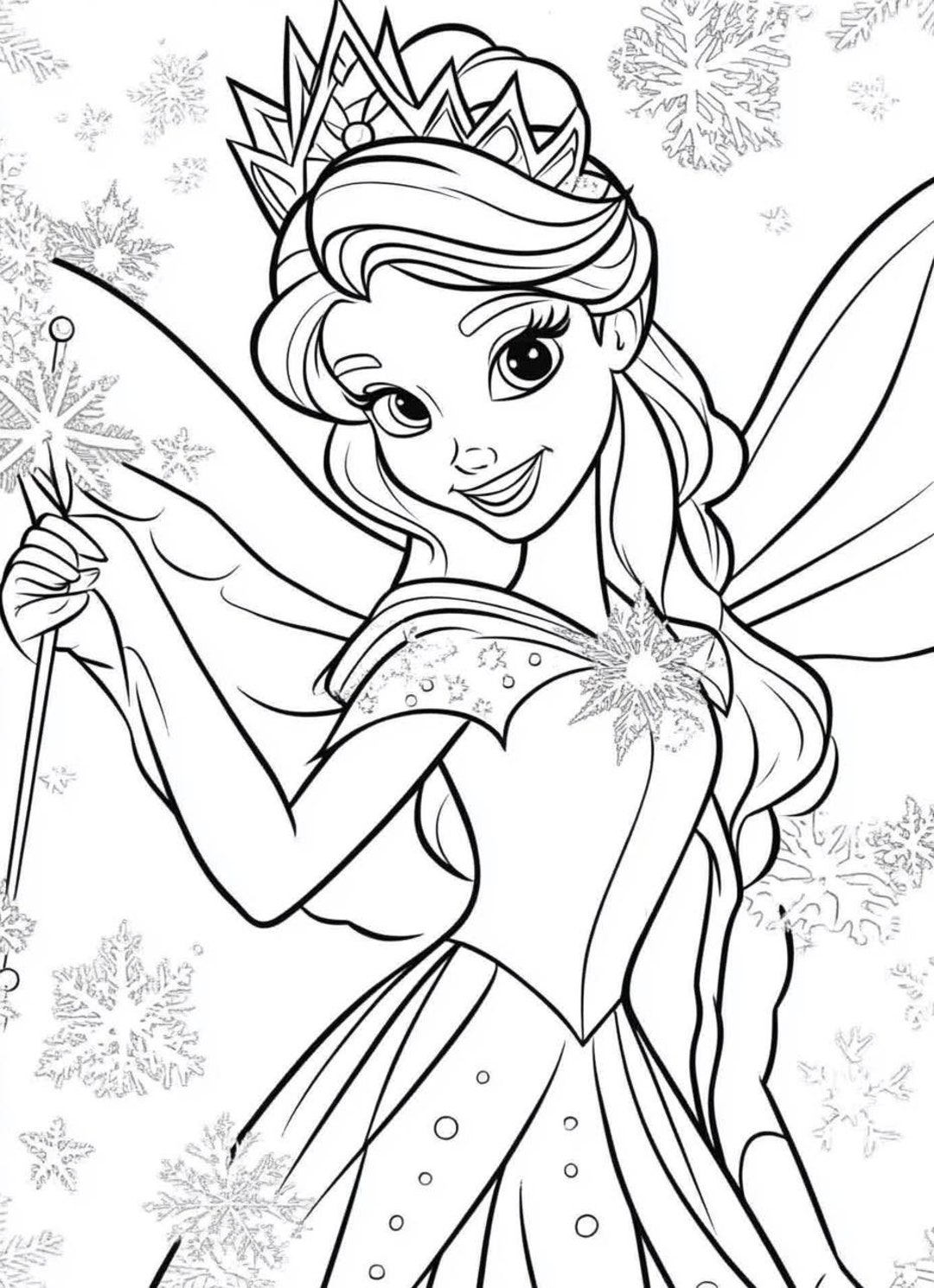 100 Fairy Fairies Christmas Coloring Pages Adults and Kids Coloring ...