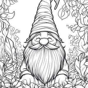 100 Enchanted Gnomes Coloring Pages - Adult and Kid Coloring Pages ...