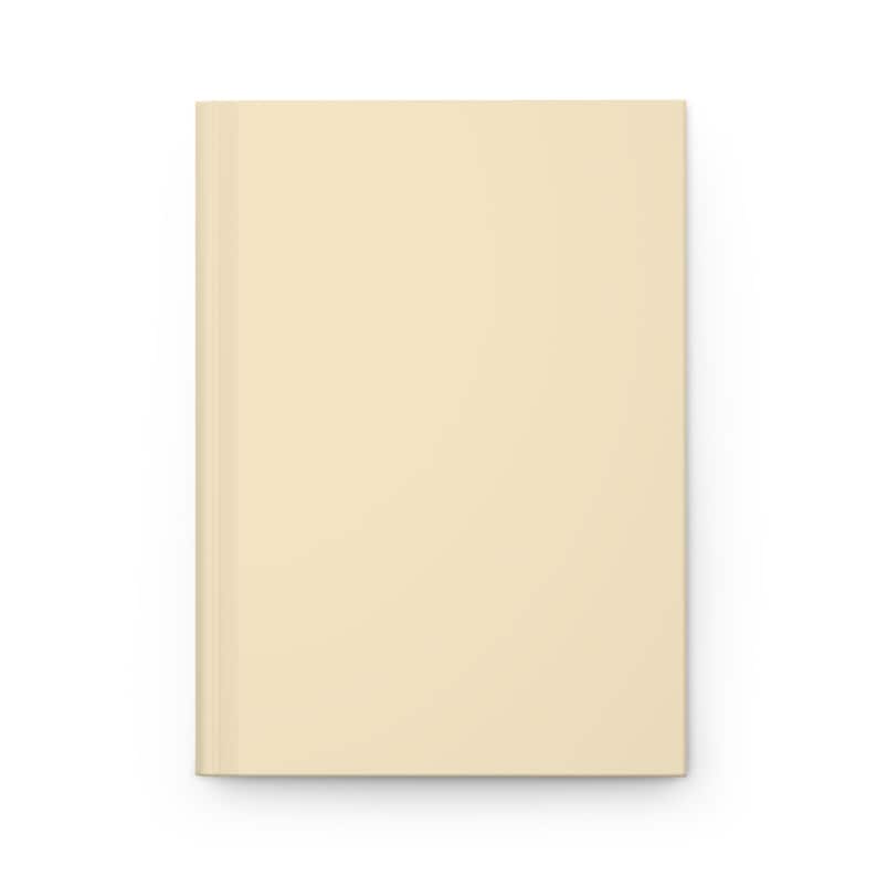 Plain Light Yellow Pastel Yellow Baby Yellow Journal Hardcover Notebook ...