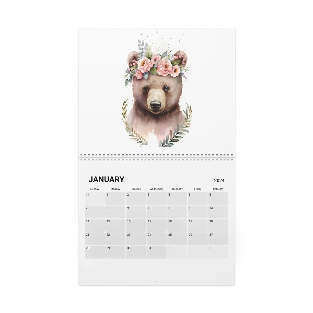 Animals Wall Calendar 2024 10.8 X 8.4 Best Stelling Item, Most Popular ...