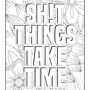 100 Adult Motivational Swear Words Coloring Pages Coloring Pages ...