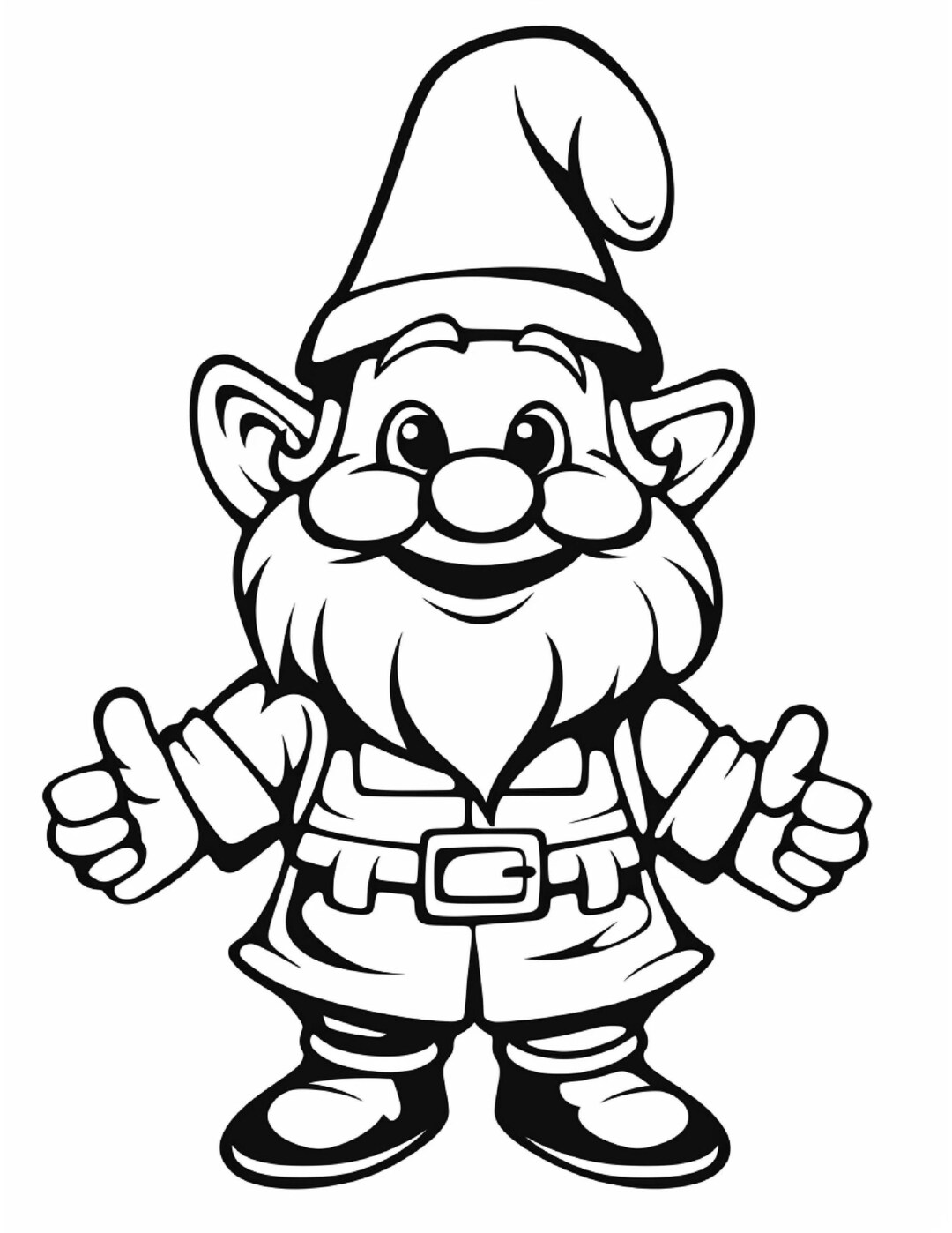100 Cute Gnomes Coloring Pages - Adult and Kid Coloring Pages Printable ...