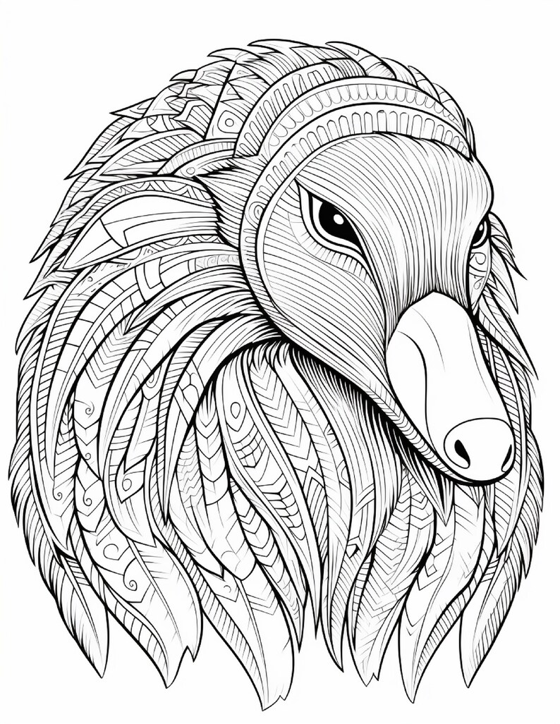 Best Seller 100 Animal Mandala Coloring Pages Adult and Kid Coloring ...