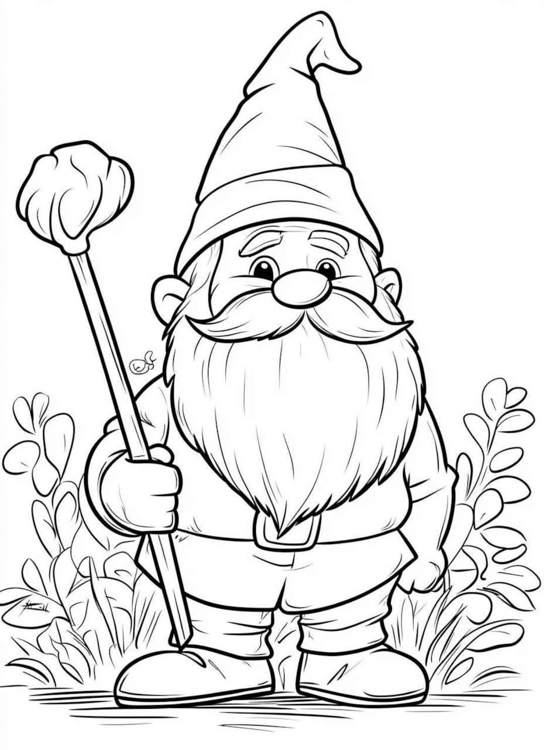 100 Garden Gnomes Coloring Pages - Adult and Kid Coloring Pages ...