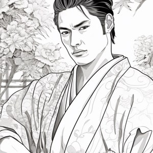 10 Japanese Coloring Book Pages Adult and Kid Coloring Pages Printable ...