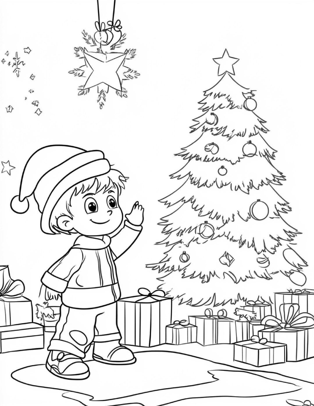 300 Christmas Coloring Pages - Adult and Kid Coloring Pages Printable ...