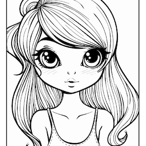 Best Seller 200 Kawaii Girls Coloring Pages for Adults - Printable ...