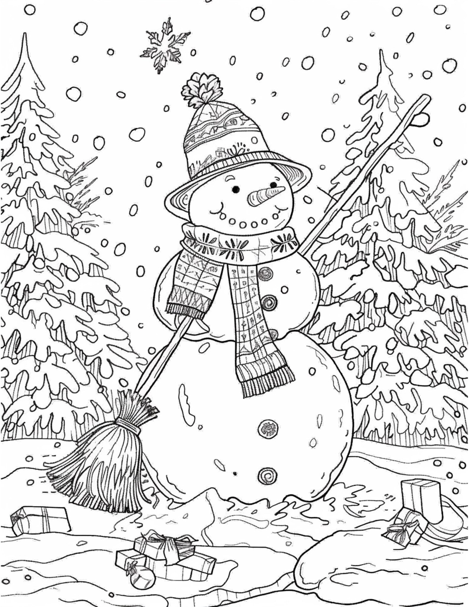150 Christmas Coloring Pages - Adult and Kid Coloring Pages Printable ...