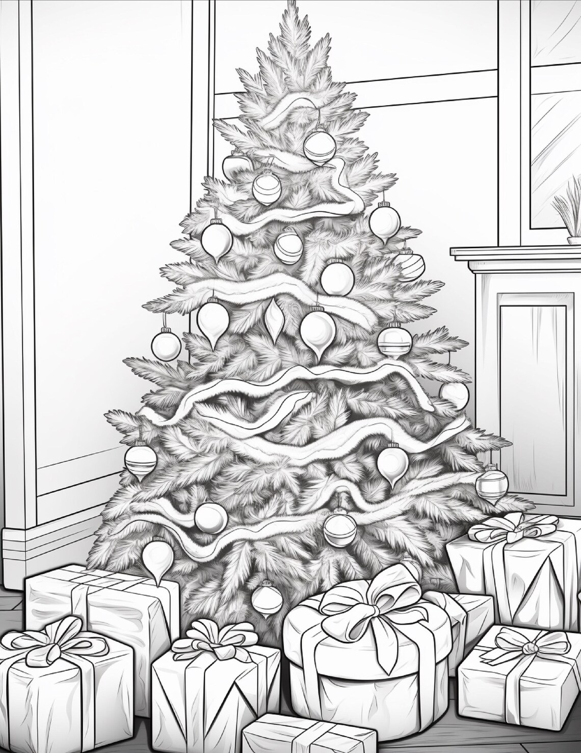 200 Christmas Coloring Pages - Adult and Kid Coloring Pages Printable ...