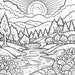 180 Calming Landscape Coloring Pages - Adult and Kid Coloring Pages ...