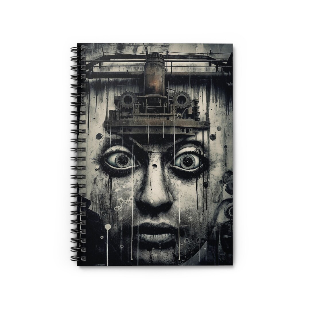 Art Surreal Grunge 90s Notebook Journal: 6 X 8 Notebook With Ruled ...