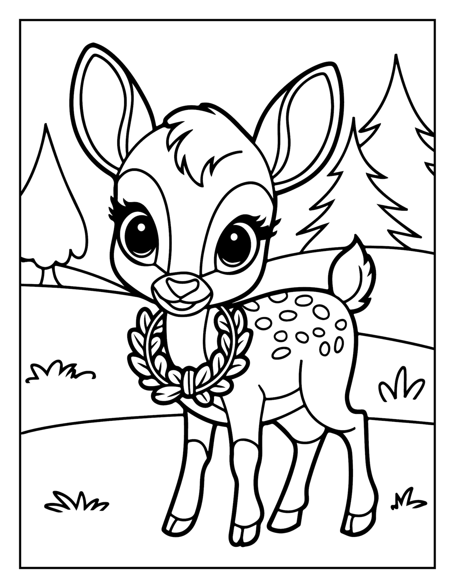 80 Christmas Coloring Pages Adults and Kids Coloring Pages Printable ...