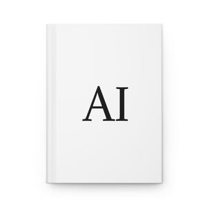AI Artificial Intelligence Plain Journal Hardcover Notebook 5.75"x8 ...