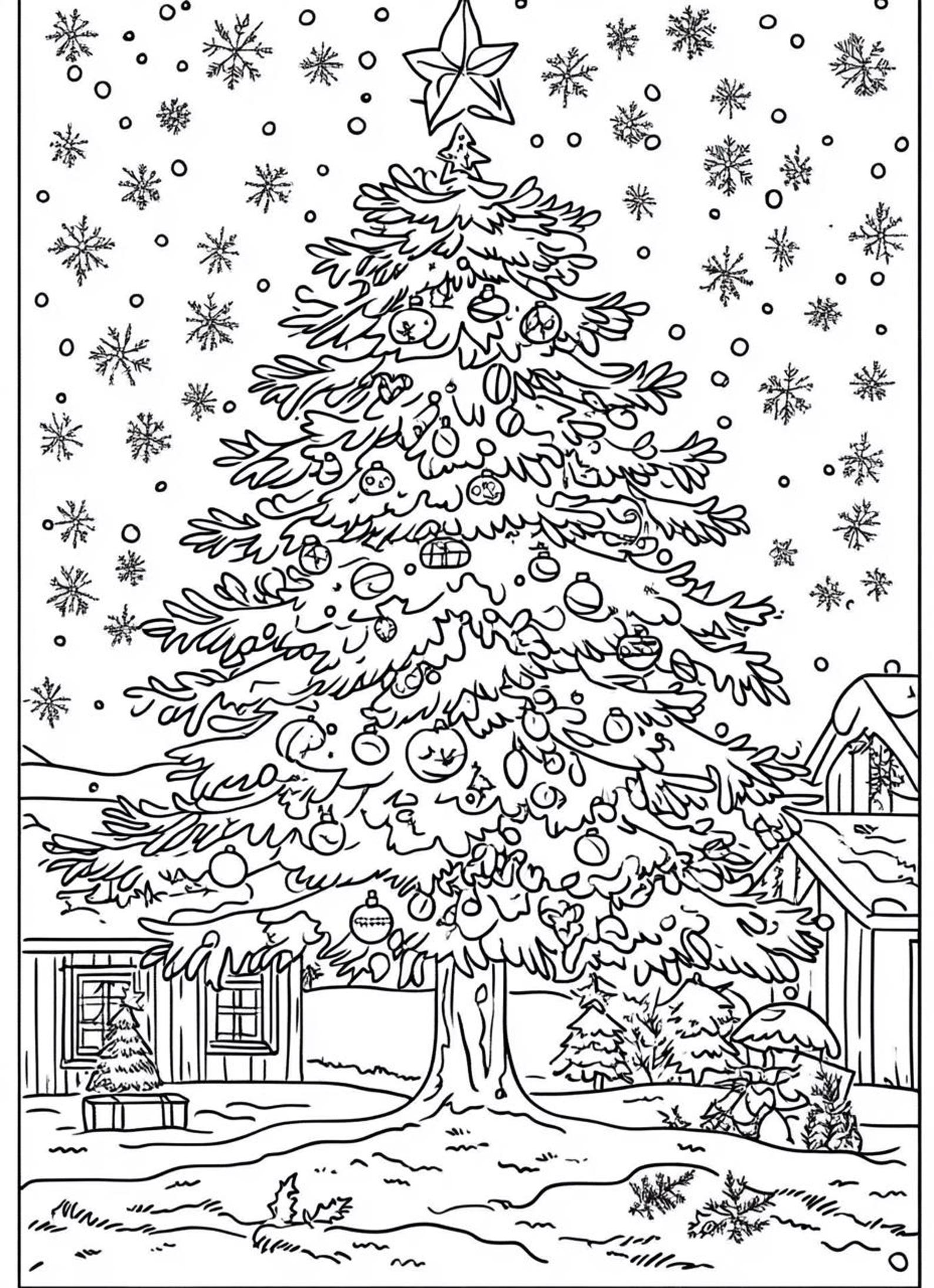 100 Merry Christmas Coloring Pages Adults and Kids Coloring Pages ...