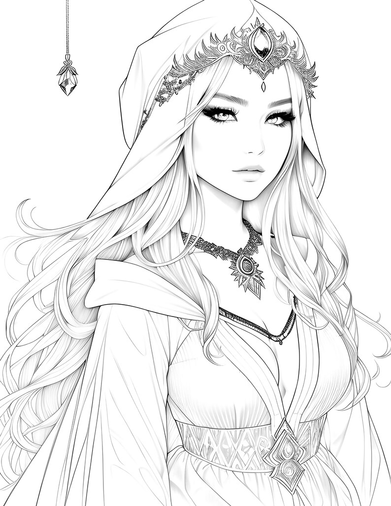 Best Selling Witch Coloring Pages 20 Pages Adult Coloring Pages ...