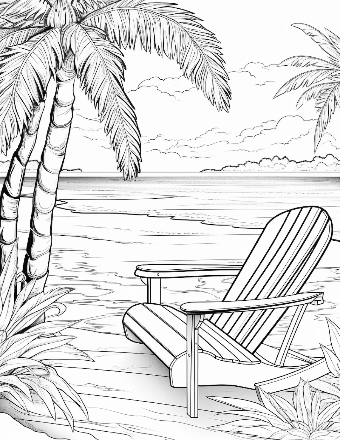 220 Beach Sunset Coloring Pages - Adults and Kids Coloring Pages ...