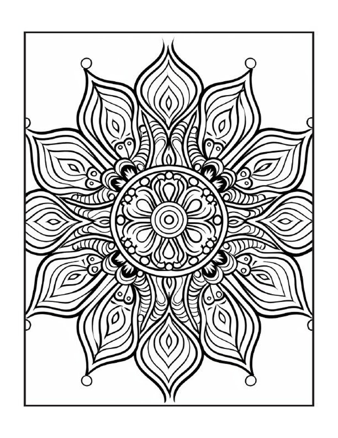150 Mandala Pattern Coloring Pages - Adult and Kid Coloring Pages ...