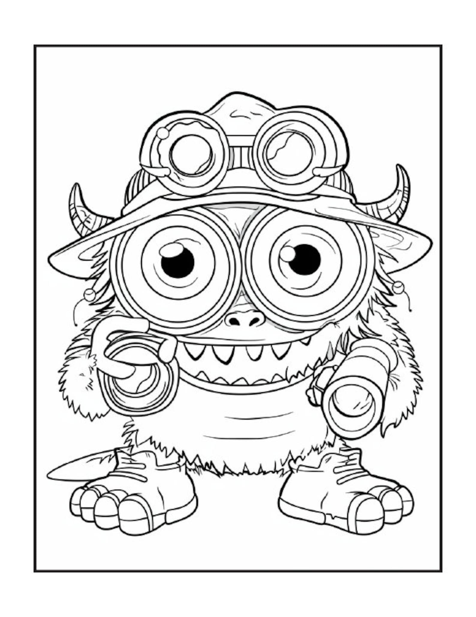 200 Cute Monsters Coloring Pages - Adult and Kid Coloring Pages ...