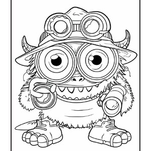 200 Cute Monsters Coloring Pages - Adult and Kid Coloring Pages ...