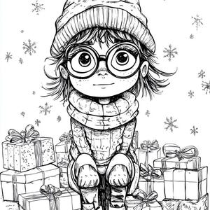 100 Merry Christmas Coloring Pages Adults and Kids Coloring Pages ...