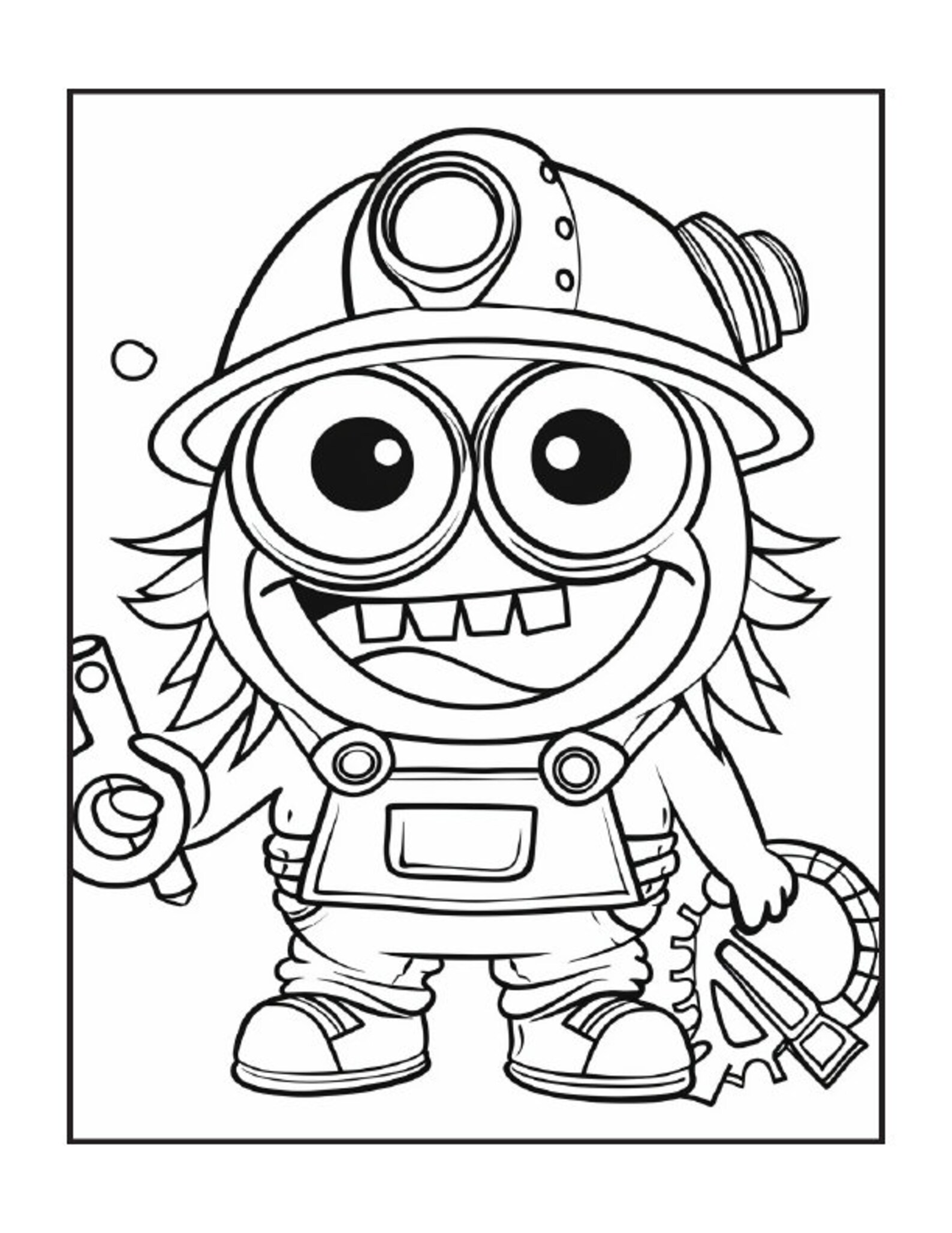 200 Cute Monsters Coloring Pages - Adult and Kid Coloring Pages ...