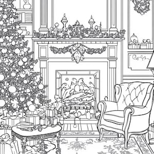 Best Seller 100 Victorian Christmas Coloring Pages Adult and Kid ...