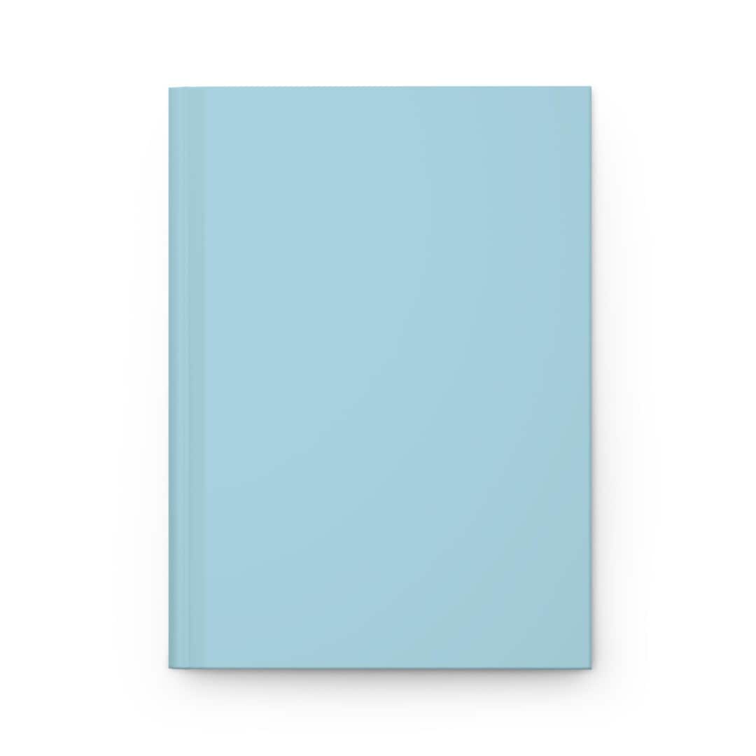 Plain Light Blue Pastel Blue Baby Blue Journal Hardcover Notebook, 5.75 ...