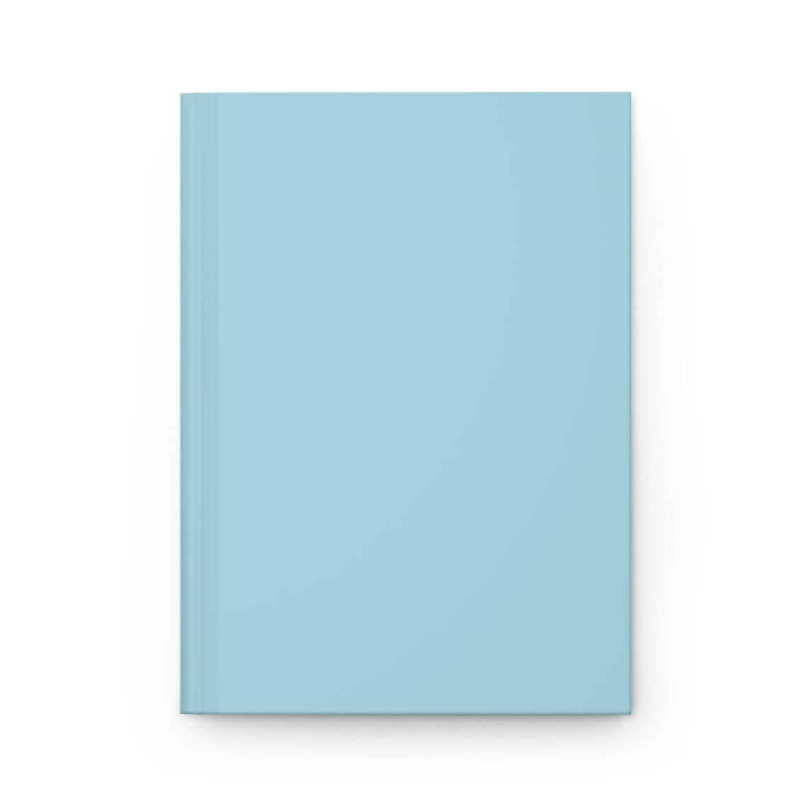 Plain Light Blue Pastel Blue Baby Blue Journal Hardcover Notebook, 5.75 ...