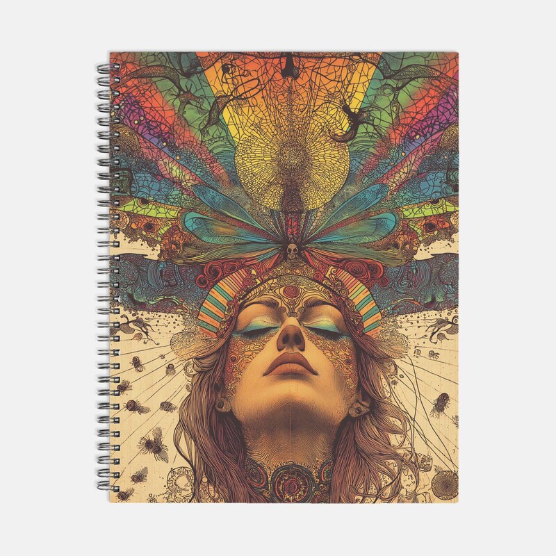 Goth Notebook 8.5x11 - Etsy