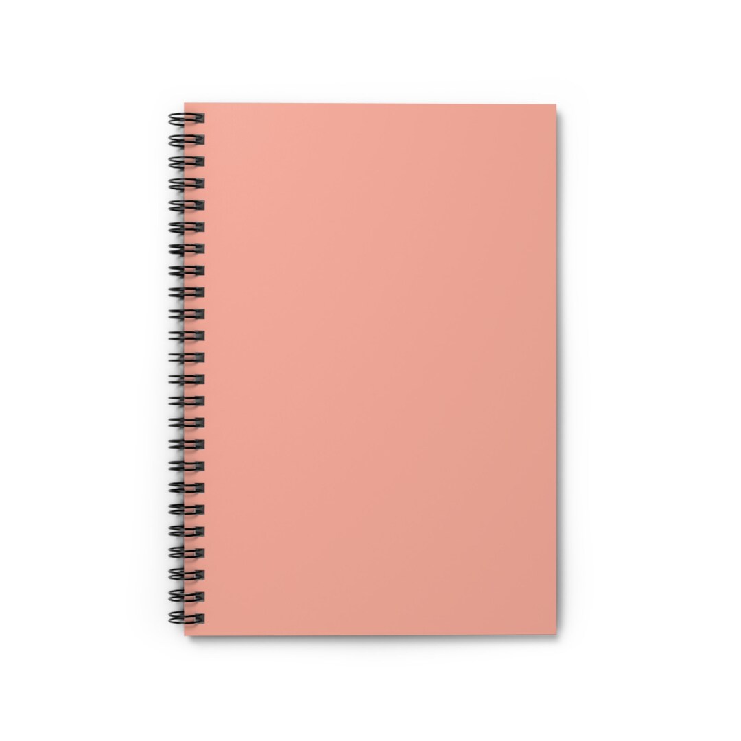 Coral Notebook: Spiral Notebook 6 X 8 Inches 118 Pages Ruled Line Paper ...