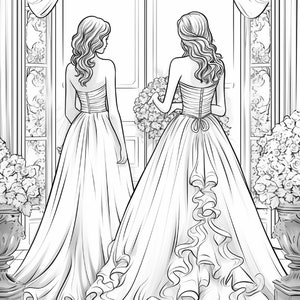 Best Seller 150 Bridesmaid Girls Coloring Pages (wedding) Adult ...