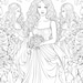 Best Seller 150 Bridesmaid Girls Coloring Pages wedding Adult Printable ...