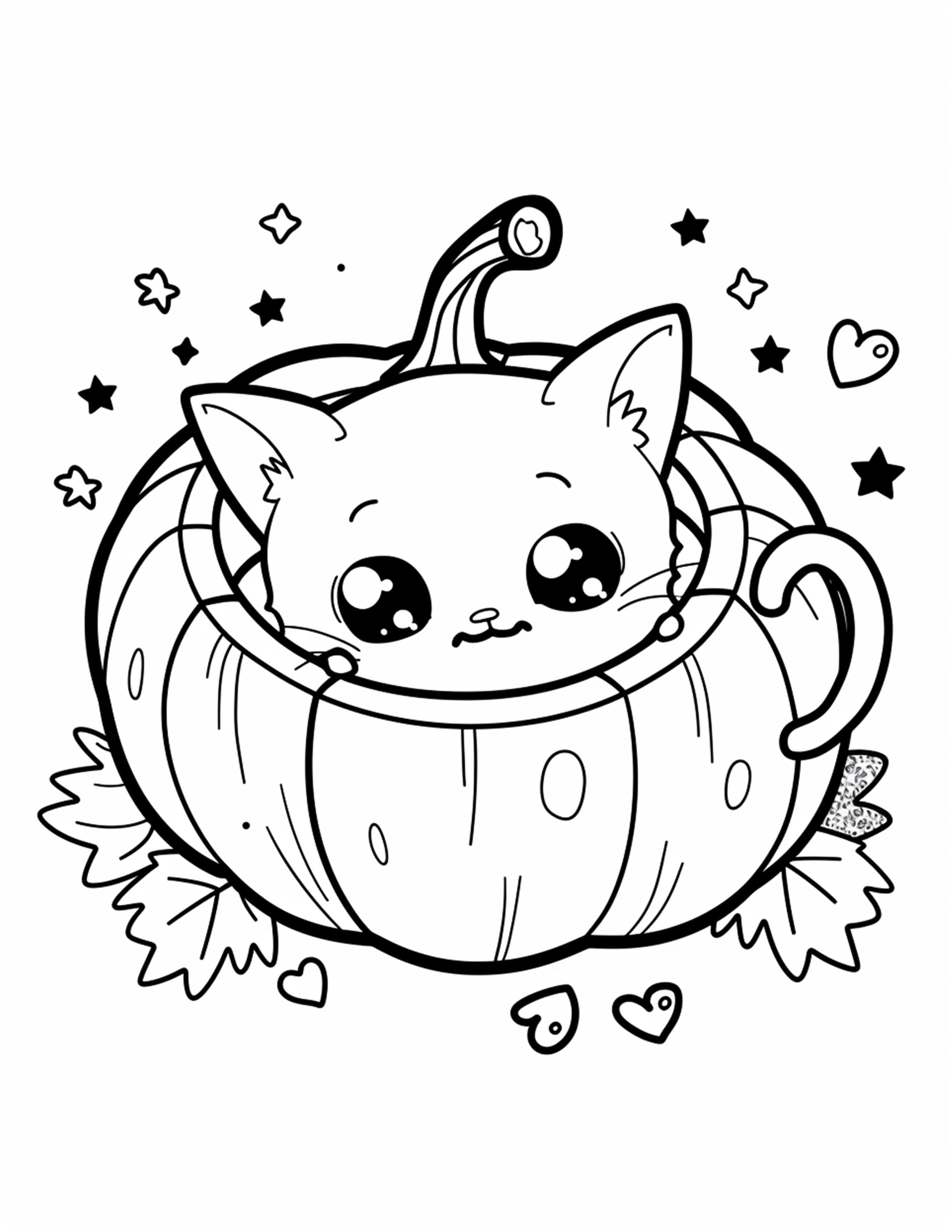 130 Cute Halloween Coloring Book for Kids Coloring Pages Printable ...