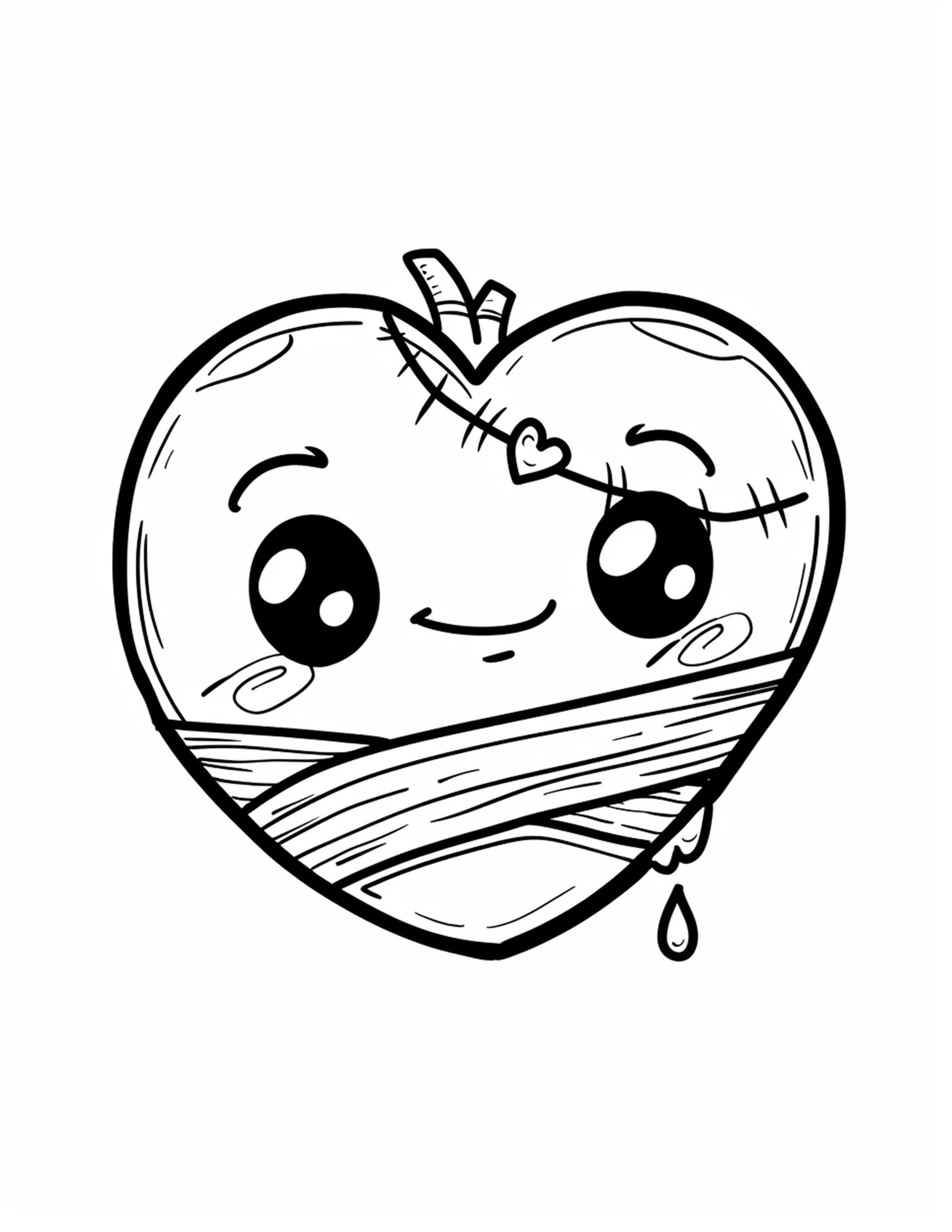 Creepy Scary Valentines Day Coloring Pages: 100 Designs (PDF Download ...