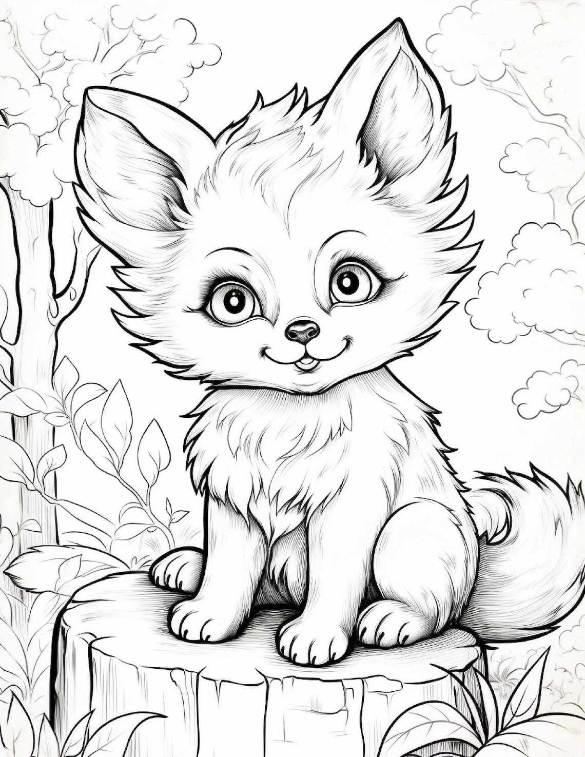100 Cute Wild Animals Coloring Pages - Adult and Kid Coloring Pages ...