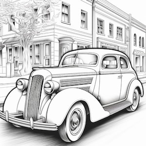 Classic Cars Coloring Pages For Adult 100 Pages Adult And Kid