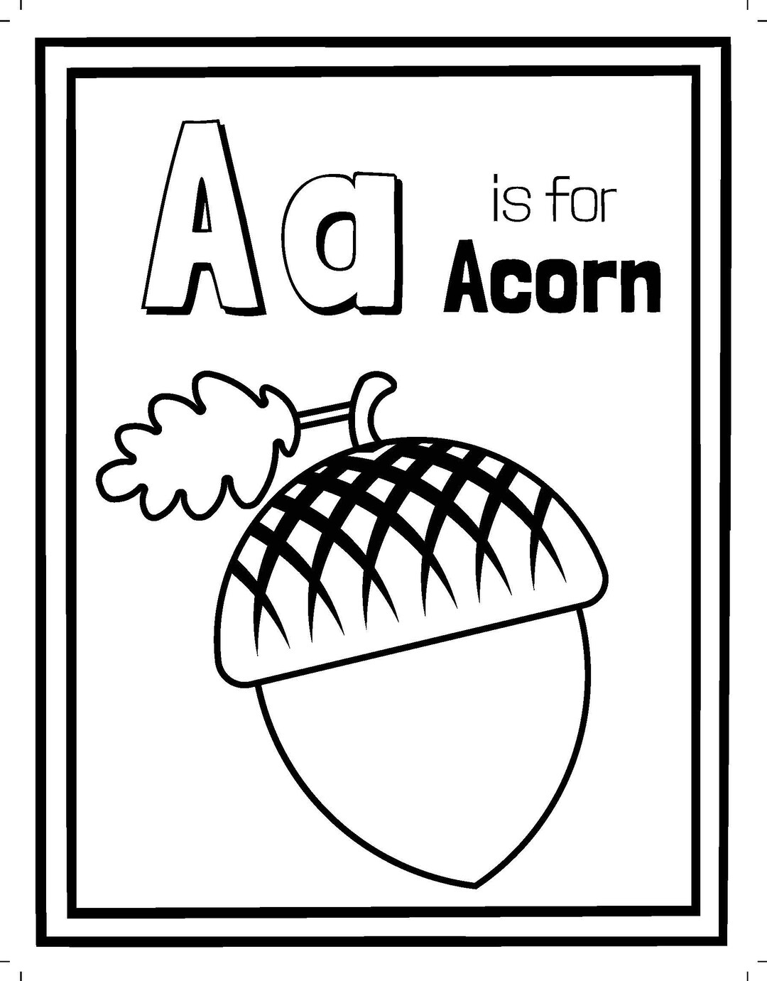 Alphabet Letter Coloring Pages 36 Pages for Kids and Adults Printable ...