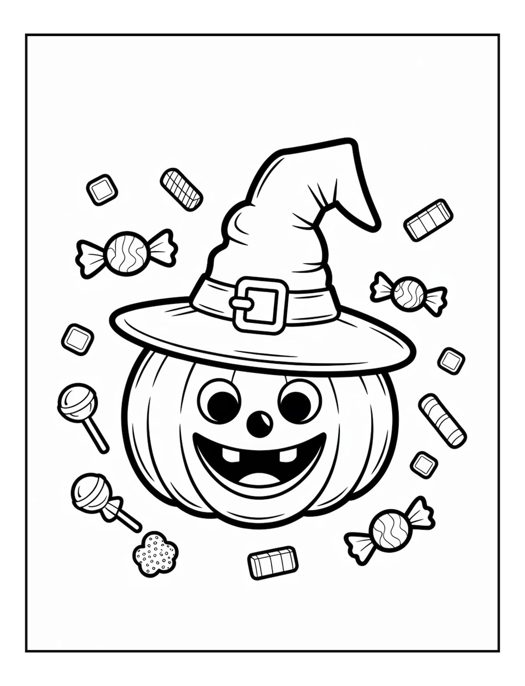 100 Halloween Coloring Pages for Kids and Adults Coloring Pages ...