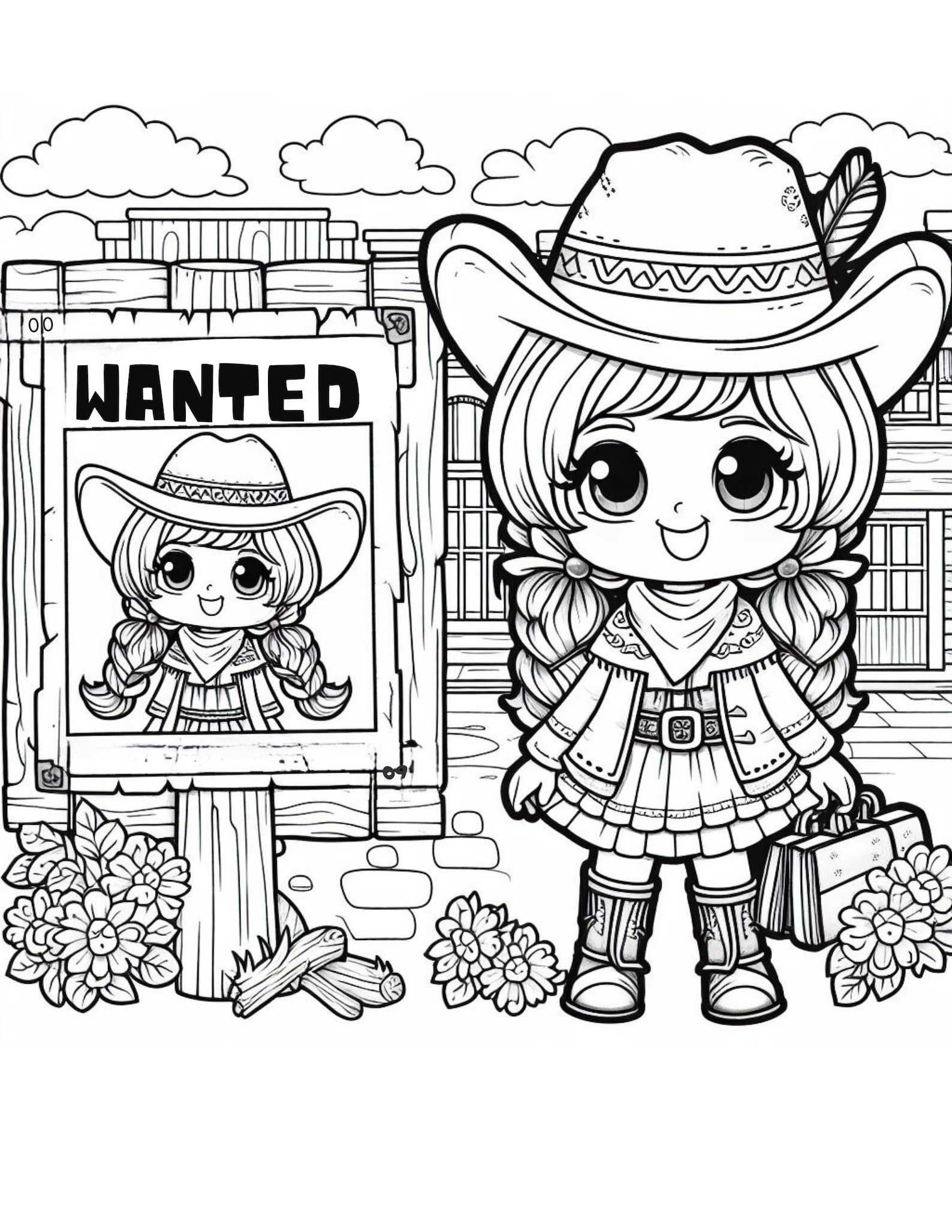 Best Selling 30 Little Cowgirls Coloring Pages for Kids and Adults ...