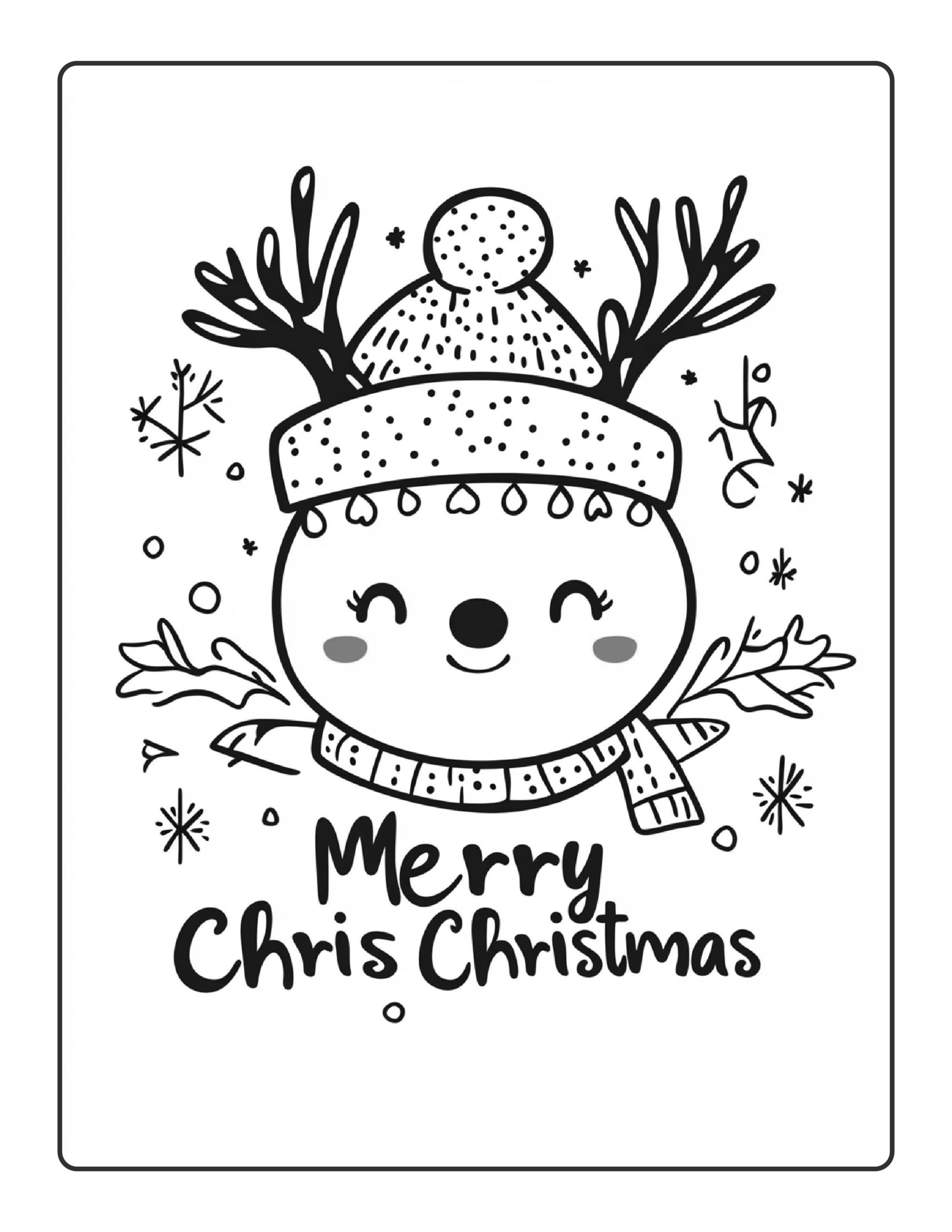 250 Christmas Coloring Pages - Adult and Kid Coloring Pages Printable ...