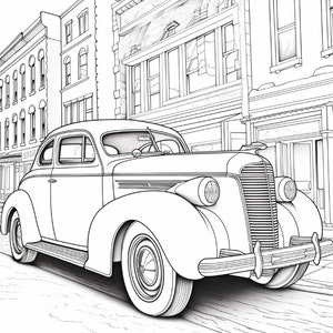 Classic Cars Coloring Pages for Adult - 100 Pages Adult and Kid ...