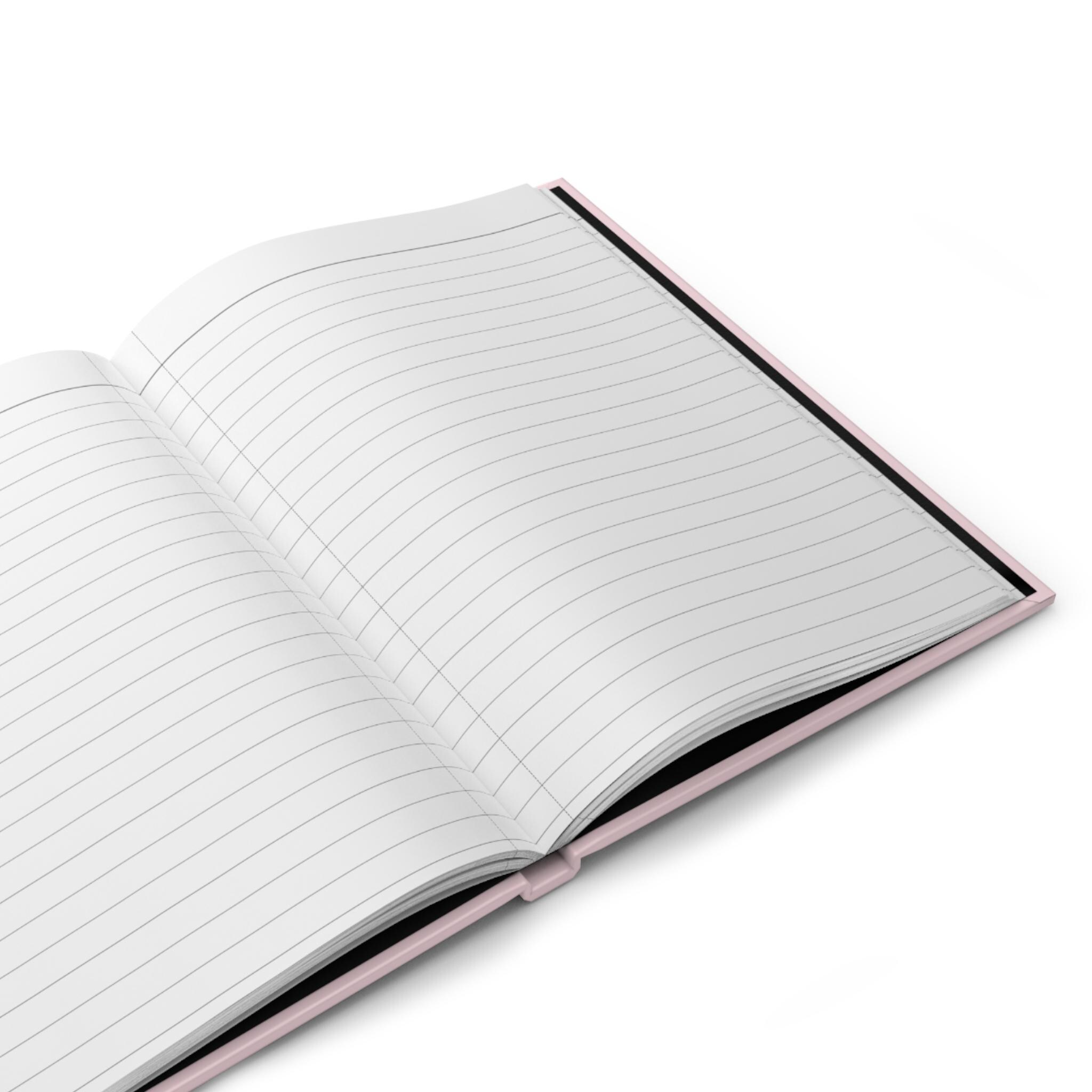 Plain Light Pink Pastel Pink Baby Pink Journal Hardcover Notebook, 5.75 ...