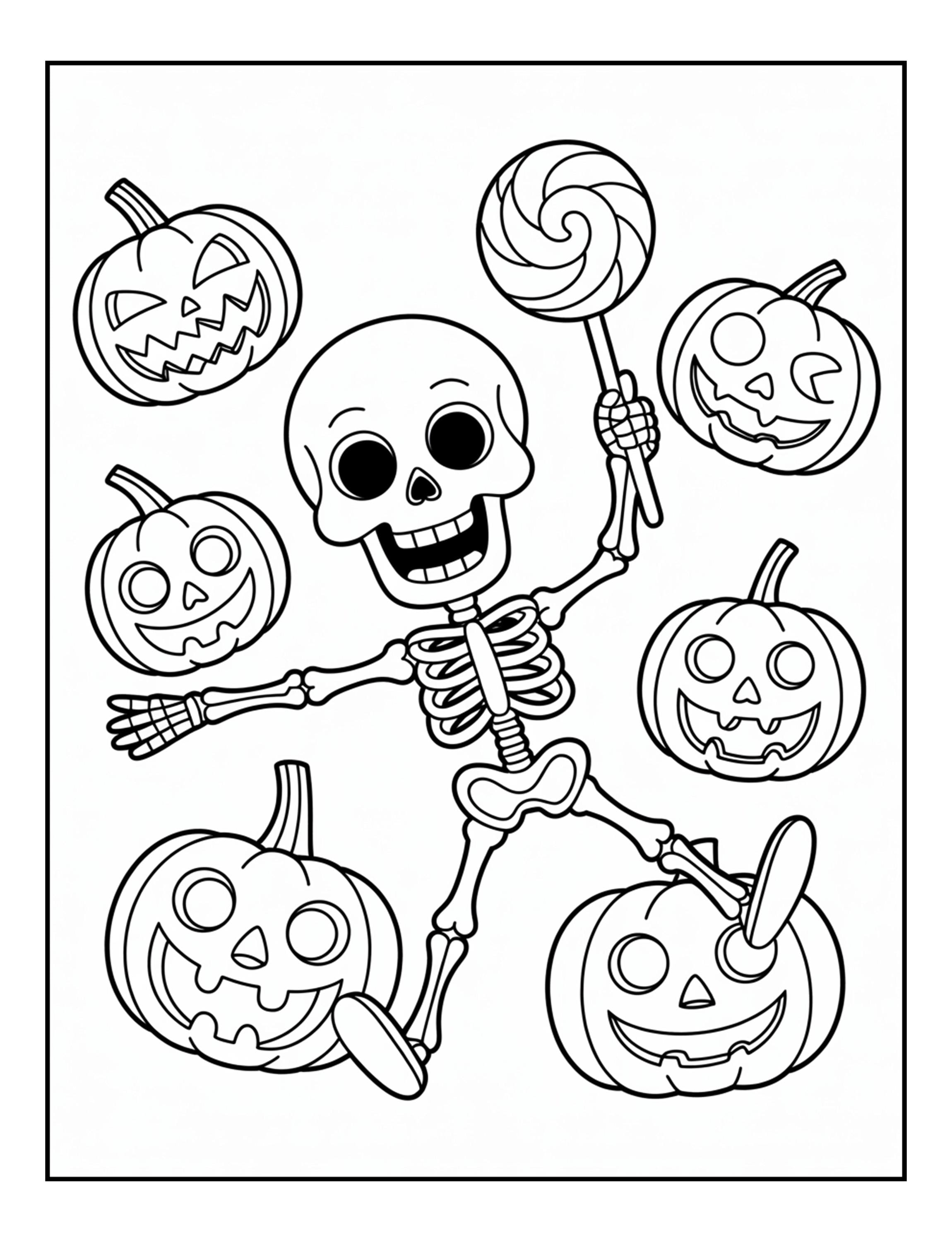 100 Halloween Coloring Pages for Kids and Adults Coloring Pages ...