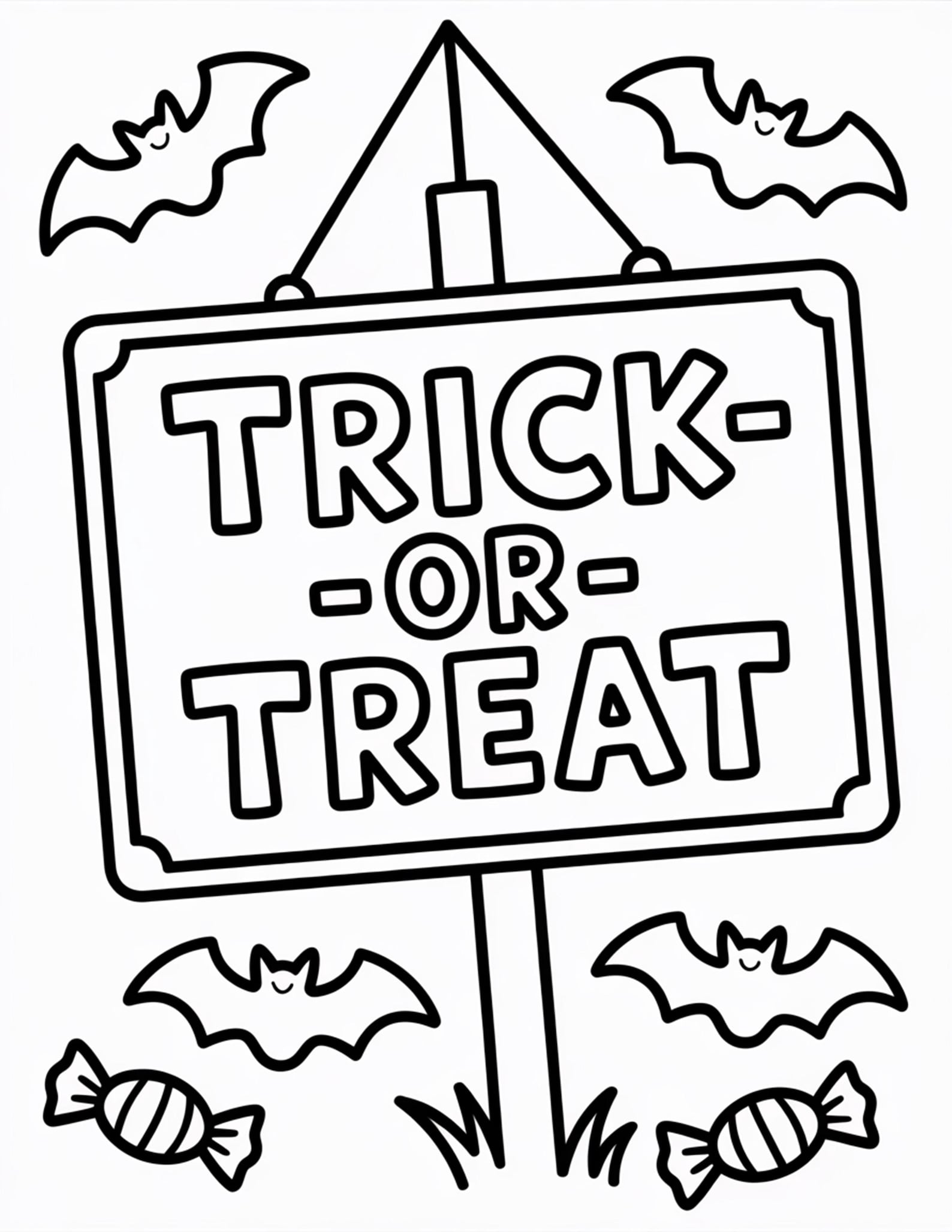 100 Halloween Coloring Pages for Kids and Adults Coloring Pages ...