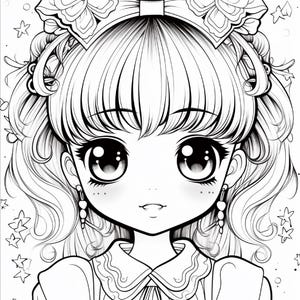 234 Cute Anime Coloring Pages for Kids and Adults Coloring Pages ...
