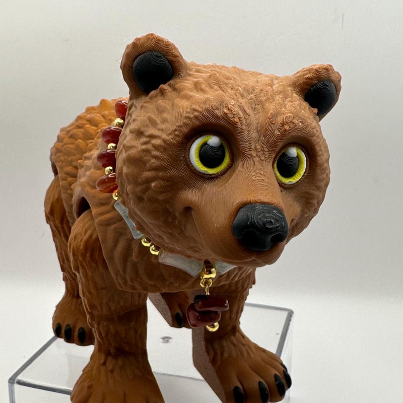 3d Grizzly Ornament - Etsy
