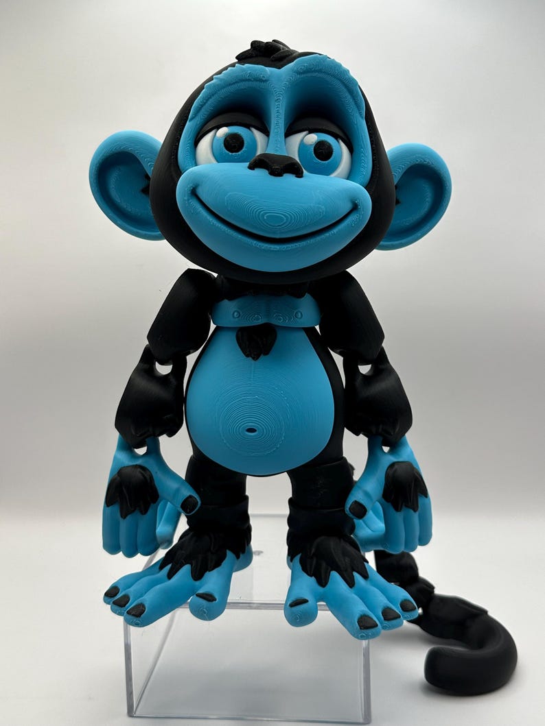 Monkey 3d Print - GIANT- Articulated Flexi Animal - Etsy