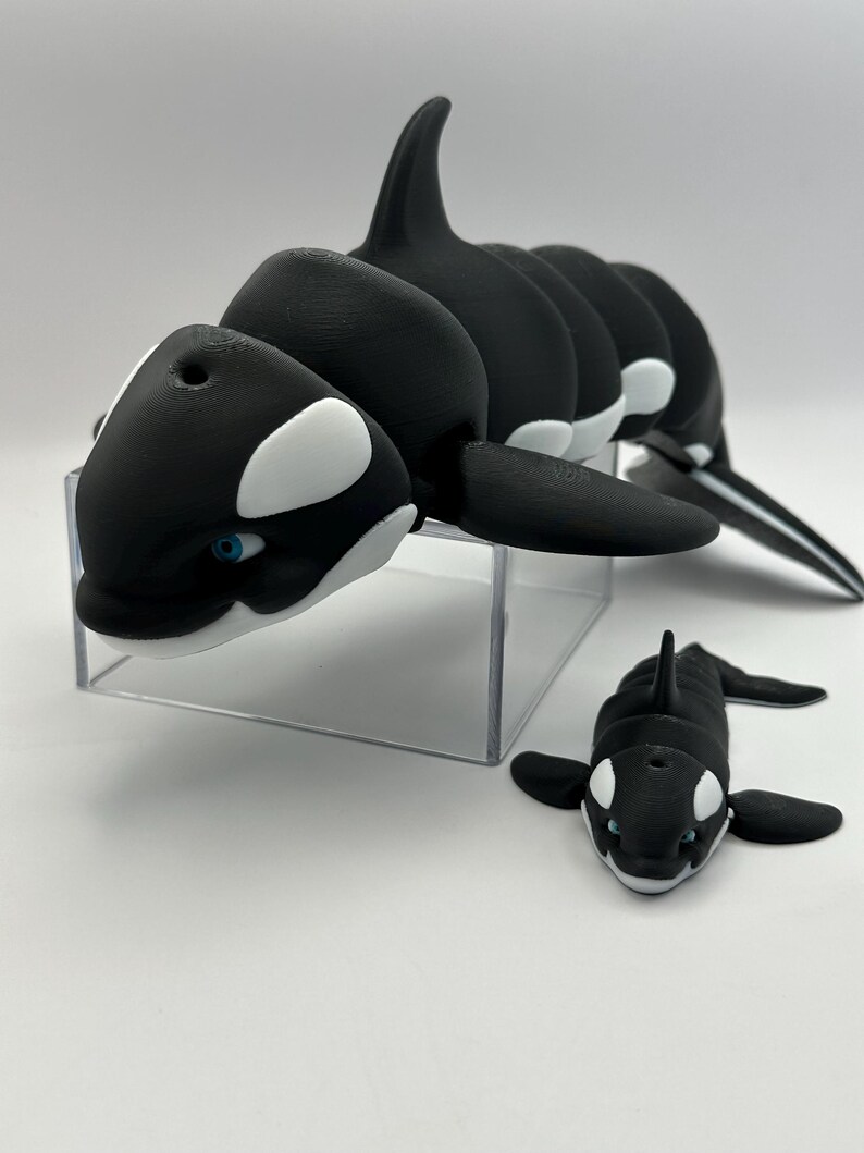 Killer Whale - Orca - 3d Articulating Print - Flexi Articulating Animal ...