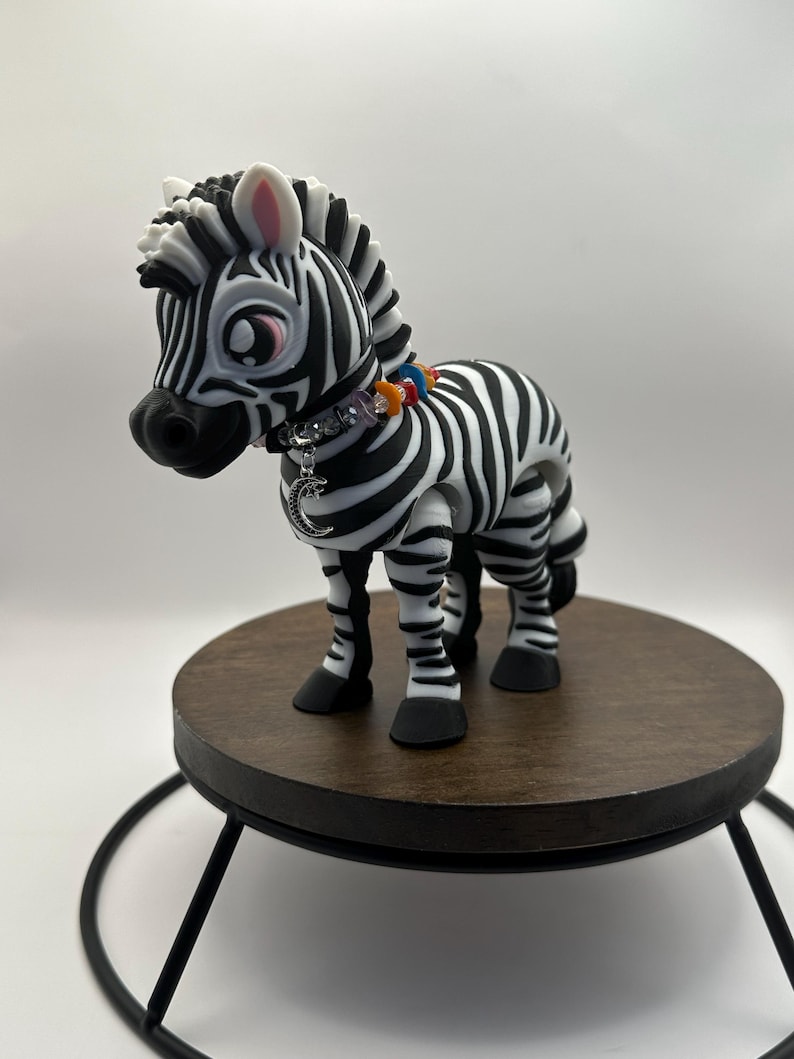Zebra - 3d Print- Articulated Flexi Animal - Etsy
