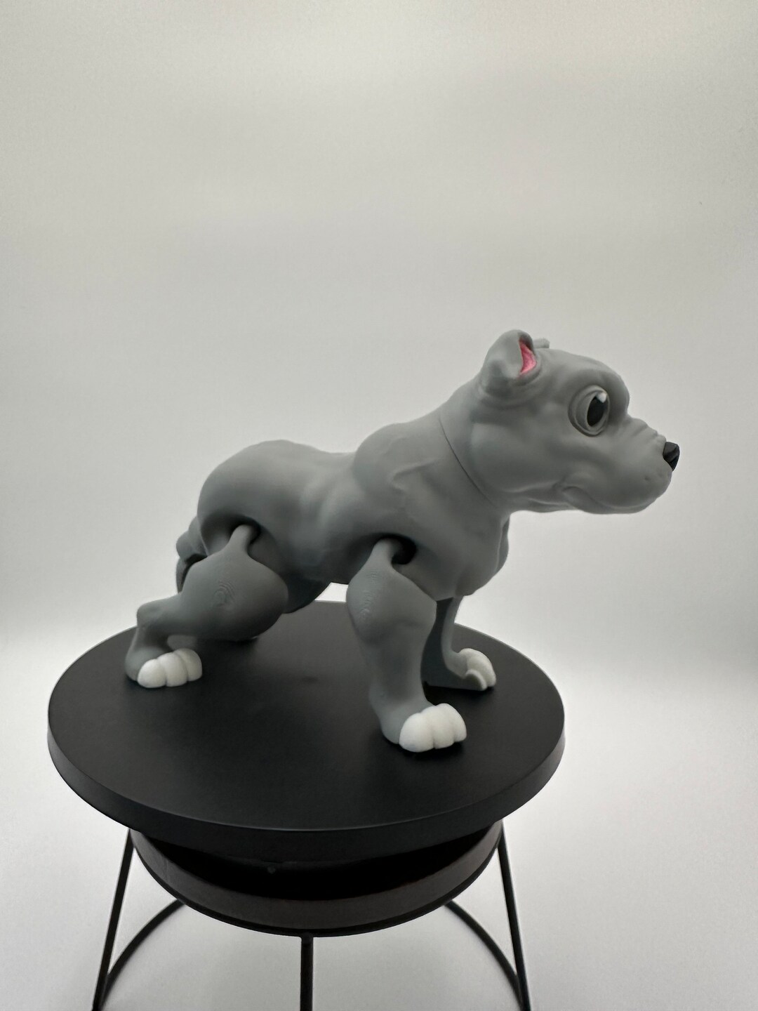3D Printed Pitbull Dog - Etsy